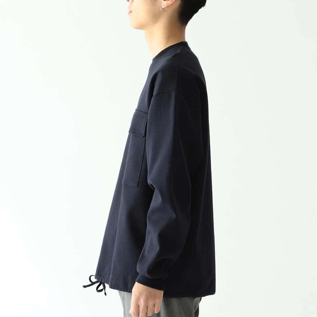 BEAMS Two Pocket Sweater Navy – BND Apparel